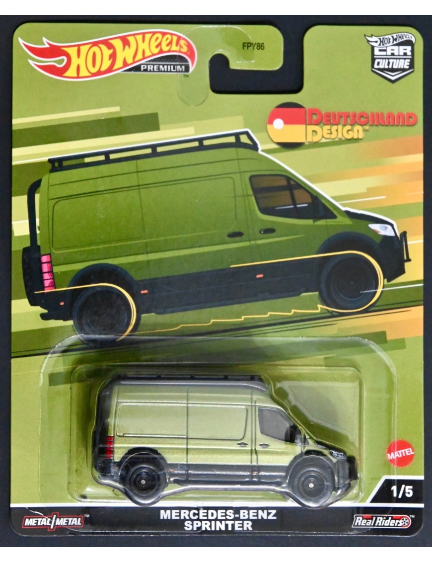 Hot Wheels Premium – Deutschland Design Mercedes-Benz Sprinter – Flamatoys