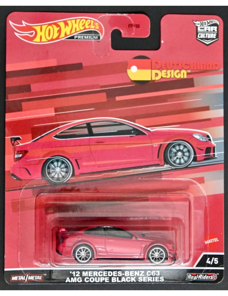Hot Wheels Premium – Deutschland Design ‘12 Mercedes-Benz C63 AMG Coupe ...