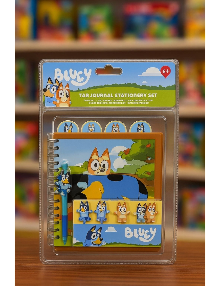 Bluey – Tab Journal stationery set – Flamatoys